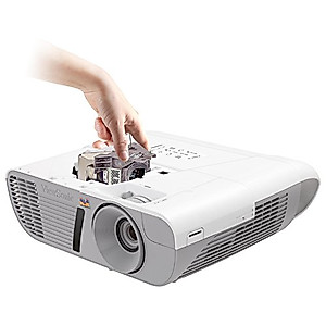 ViewSonic 3200 Lumens Full HD 1080p Shorter Throw Home Theater Projector with 3D DLP and HDMI, Stream Netflix with Dongle (PJD7828HDL)