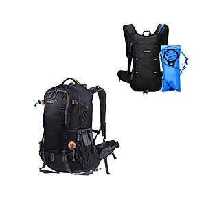 G4Free Hiking Backpack, Hydration Backpack with 2L BPA Free Bladder for Outdoor Running Hiking Climbing