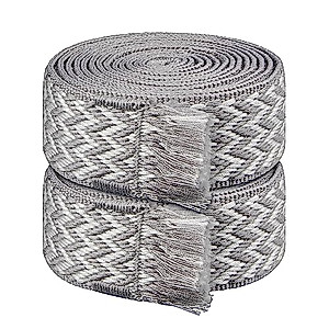 Endoto Fat Shoelaces Replacement Flat Laces for Lanvin Sneaker Shoes(Color:Grey&White,Size:62Inch)