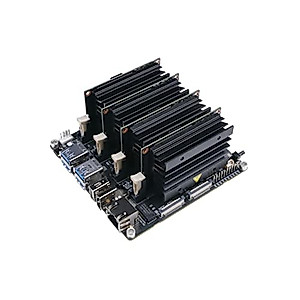 seeed studio Jetson Mate with Case&Cooling Fan, Compatible with NVIDIA Jetson Nano/NX, Jetson Nano/NX Carrier Board for GPU Cluster GPU Server and Homelab.