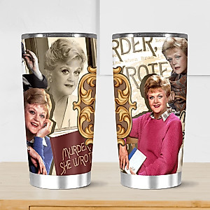 Stainless Steel Insulated Tumbler 20oz murder Coffee she Wine wrote Cold Tea Hot Iced Cup Mug Suit for Home Office Travel