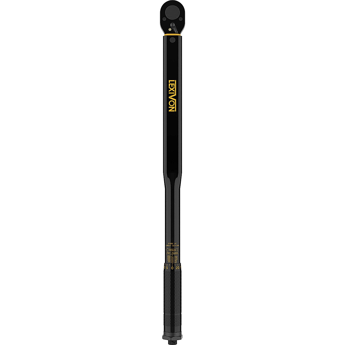 LEXIVON 1/2-Inch Drive Click Torque Wrench 25-250 Ft-Lb/33.9-338.9 Nm (LX-184)