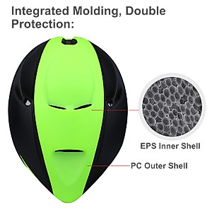 Shinmax Adult Bike Helmet,Bicycle Helmet with Removable Magnetic Goggles & USB Rechargeable Light Specialized Road Mountain Bike Helmet Adjustable Size Ultralight Cycling Helmet Men Women SM-T88