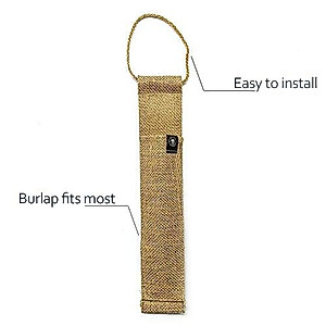 SNAIL GARDEN 2 Pack 12.5" H Wall Vases for Flowers, Wall Hanging Vase Fabric Wall Flower Vase Wall Decor for Living Room,Bedroom, Office and More(Burlap)