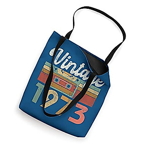 Vintage 1973 Best Of 50th Birthday Mom Dad Anniversary 50 Tote Bag