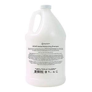 Ginger Lily Farms Botanicals HEMP Herbal Moisturizing Shampoo, Enriched with 100% Pure Natural Hemp Seed Oil, 100% Vegan & Cruelty-Free, 1 Gallon Refill