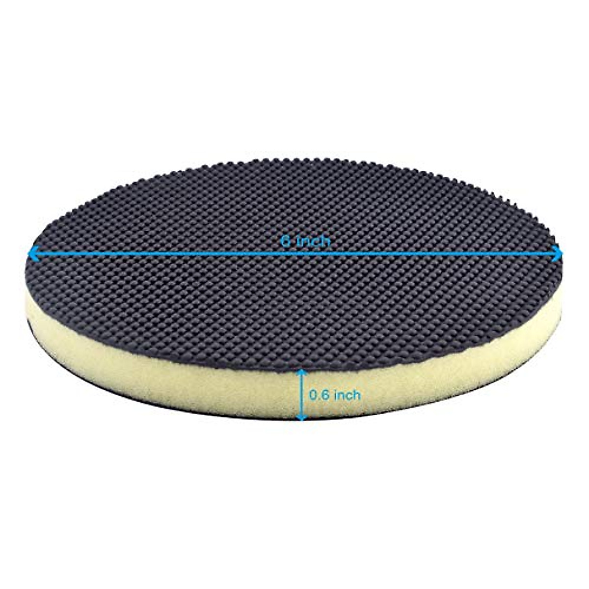 JIANFA Clay Bar Pad 6" Fine Grade Clay Pad for Polisher Clay Disc Clay Bar Wipe Foam Pad DA Polisher Pad for Car Detailing, Novel Detailing Tool…