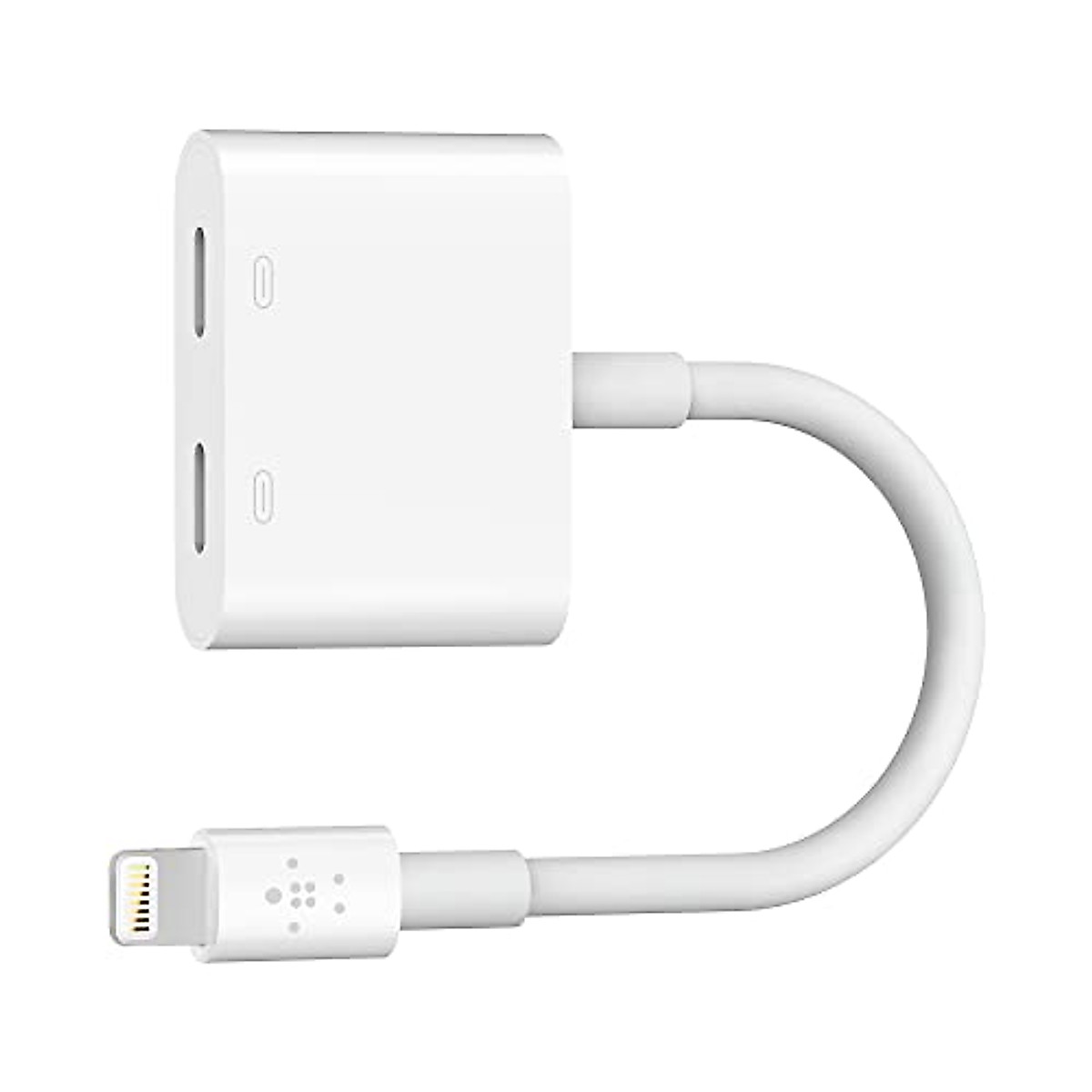 Belkin Rockstar Lightning Audio + Charge - Lightning Cable & iPhone Charger Adapter - Audio Phone Charger - Compatible W/ iPhone 14, iPhone 13, iPhone 12 & All Models W/ Lightning Port