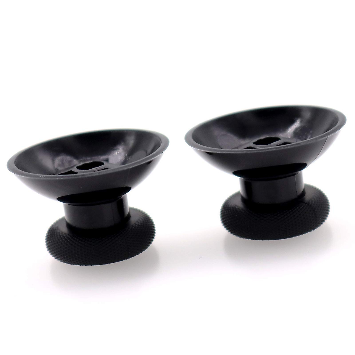 Deal4GO 2 Pack Replacement OEM Concave Analog Thumbsticks Set for Xbox one Controller Rubber Joystick Grips (Grey)