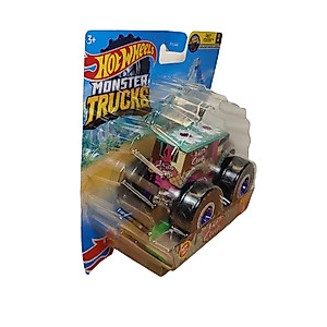 Hot Wheels Monster Trucks 1 Bad Scoop, Re-Crushable 42/75 1:64 Scale die cast