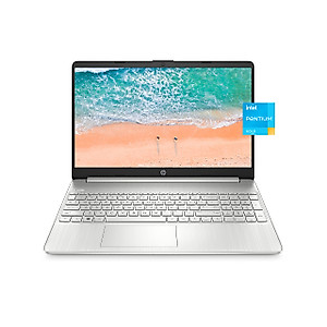 HP 15 inch Laptop, Intel Pentium Gold 7505 Processor, Intel UHD Graphics, 128 GB SSD, Windows 10 Home (15-dy2010nr, Natural Silver)