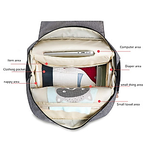 Mummy Diaper Bag Backpack Durable Maternity Baby Nappy Casual Shoulder Bags Travel Hiking Outdoor Pack
