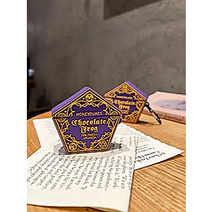 2023 Cute Airpod Case for Airpod pro, 3D Cartoon Kawaii Funny Chocolate Frog Airpod case Silica Gel Design, Accessories Keychain[Designed for Kids Girl and Boys] (Chocolate Frog Pro)