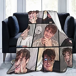 Wilbur Soot Soft and Comfortable Warm Fleece Blankets Beach Blanket Picnic Blankets Throw Blankets (50"x40")