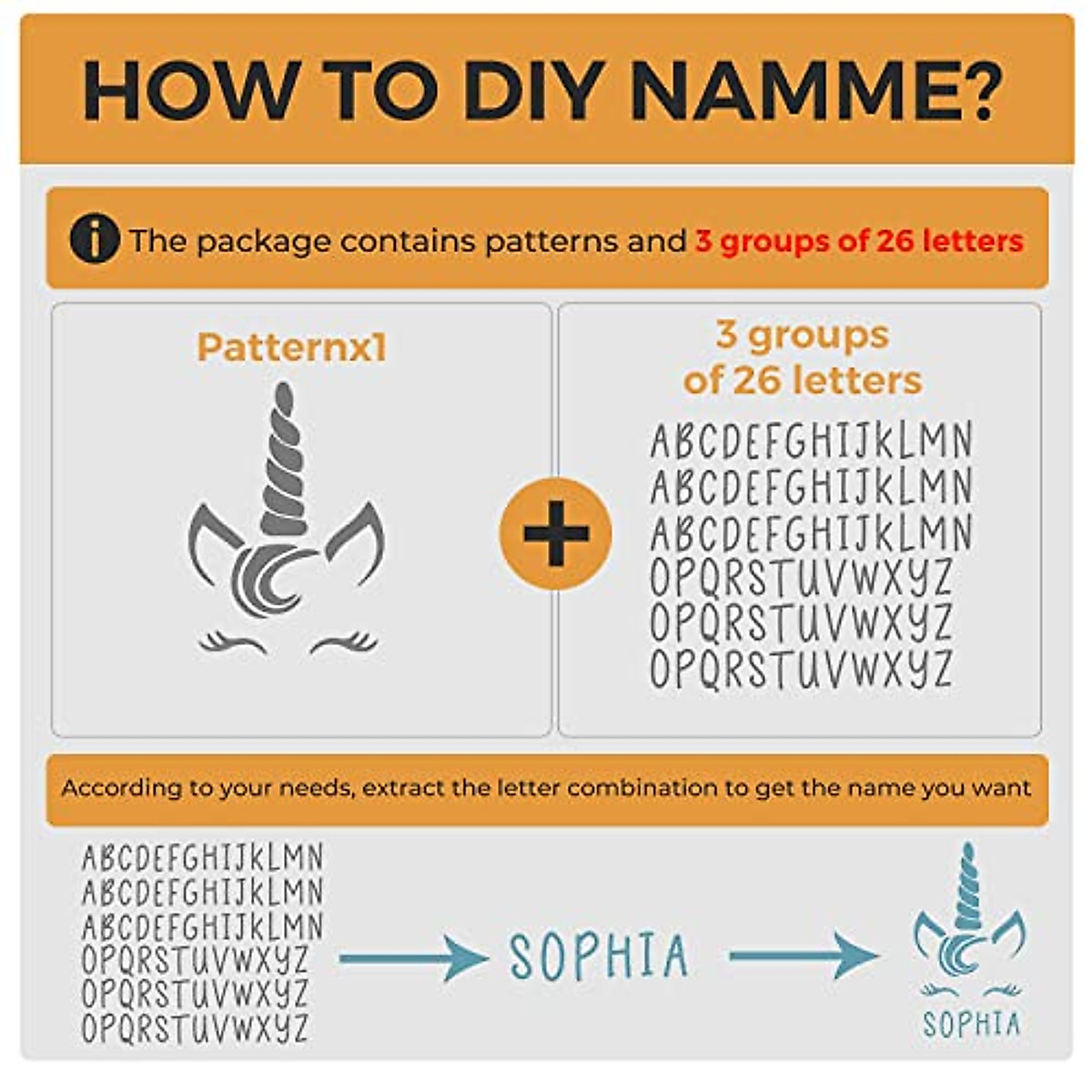 YOKIKI Princess Name with Castle Design for Girls Bedroom Princess Room Decoration Home Decor Personalized Name Wall Decals, Gold-3067-1