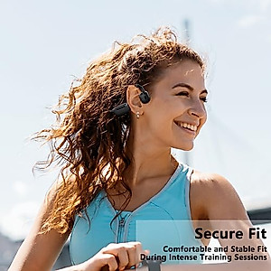 Kuuhsaaez Bone Conduction Headphones,IPX8 Waterproof Swimming Headphones,with Built-in MP3 Player 32G Memory, Bluetooth 5.3 Wireless Open Ear Headphones for Swimming,Running,Driving,Hiking,Cycling