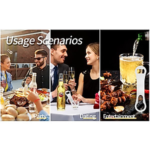 V Rod Bottle Openers Set, Pour Spout Remover Flat Metal Bar Speed Key Opener, Liquor Bottle Pourers, Long Straw Brush for Bartenders Home Kitchen APAPKPAR