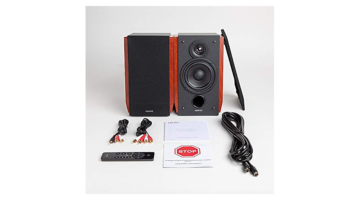 Edifier R1700BTs Bluetooth Bookshelf Speakers - 66W Sound & Sub Out