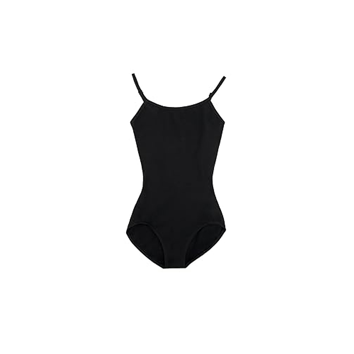 Capezio Women's Classic Camisole Leotard with Adjustable Straps, Black, Small