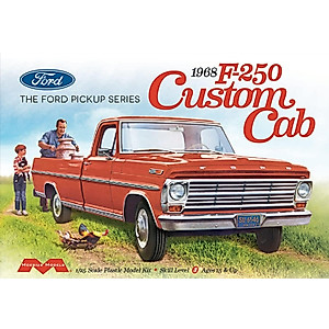 Moebius Models 2564 1:25 1968 F0RD F-250 Custom Cab Pickup Plastic Model Kit