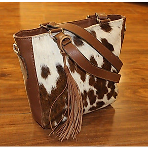 Carolinas Genuine Leather Crossbody Bags for Women Shoulder Bag, Cowhide Leather Purse Messenger Bag Handbags for Women, (Brown)