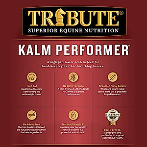 Kalmbach Feeds Tribute Kalm Performer for Horse, 50 lb