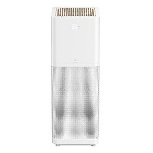 IMUNSEN M-001W Air Purifier with Cypress Wood Filter, H13 True HEPA Filter, 100% Ozone Free, Cyclone Mode, Auto Sleep Mode, Made in Korea - White