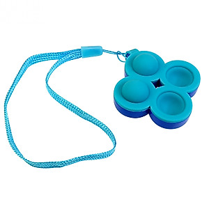 POPI Mini Pop It Fidget Toy - Stress Relief Adult Fidget Popper Toy - Anti Stress Toy for Adults, Teens and Kids (one Random Color)