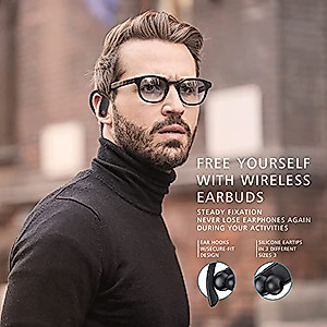 STRXBBR Wireless Earbuds Sport 5.1 Bluetooth Earbuds Sport-50 Hours TWS Totally Sports Wireless Headphone IPX7 Waterproof in-Ear Buds Bluetooth Headphones with Microphone for Running/Gym/Exercise