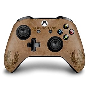Head Case Designs Officially Licensed EA Bioware Dragon Age Grey Wardens Distressed Heraldry Vinyl Sticker Gaming Skin Decal Cover Compatible With Xbox One S/X Controller