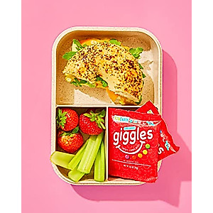 YumEarth Organic Giggles Chewy Candy - Allergy Friendly (Top 9 Free), No Artificial Dyes or Flavors, Non GMO, Gluten Free, Vegan - Individually Wrapped Fruity Snack Packs - 0.5 Ounce (Pack of 10)