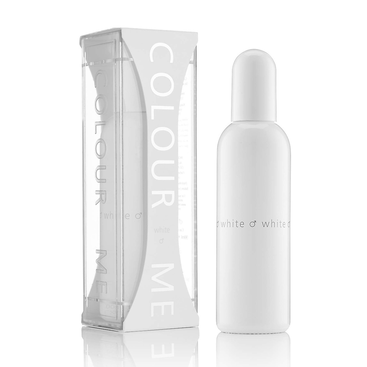 Colour Me White by Milton-Lloyd - Perfume for Men - Aromatic Fougere Scent - Opens with Bergamot, Orange, and Neroli - Blended with Cedar, Patchouli, and Musk - Modern Fragrance - 3 oz EDP Spray