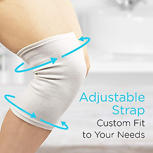 Dr. Franklyn's Knee Support - Easy Use Elastic Sports Compression Sleeves - Quick Injury Recovery & Pain Relief - for Men & Women