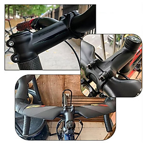 ZECHAO Bike Stem 31.8mm,Angle 6/17 Degree Cycling Parts 60/70/80/90/100/110/120mm Aluminum Alloy Road Mountain Bike Stem Bike Stem (Color : 17 Degree, Size : 100mm)