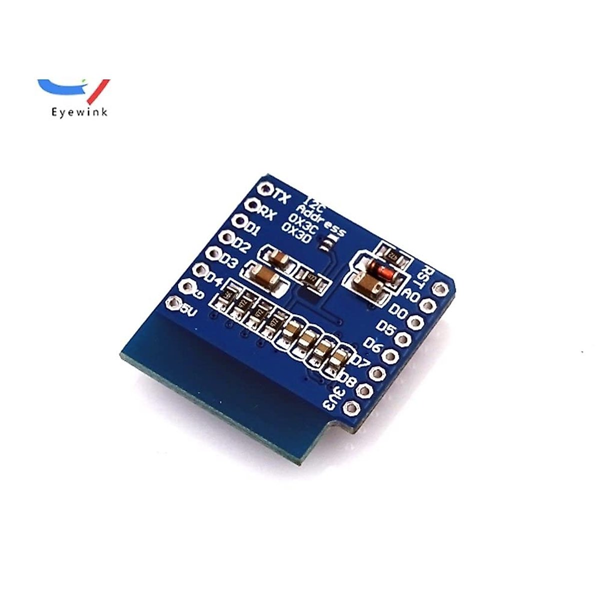 10PCS/LOT 0.66" inch 64X48 IIC I2C OLED LED LCD Dispaly Shield for Arduino Compatible for WeMos D1 Mini