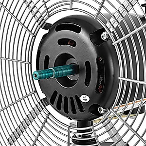 Global Industrial 24" Deluxe Oscillating Wall Mount Fan, 3 Speed, 8,650 CFM, 1/2 HP