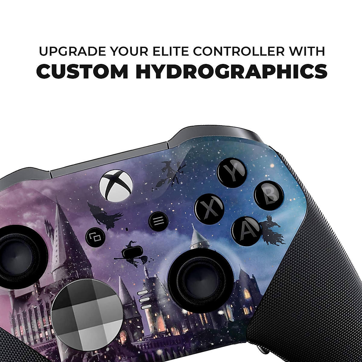 Harry Pottr X-box Elite Controller Series 2 Limited Edition by DreamController Custom Elite Series 2 Controller for X-box One/Series X/S Made with Advanced Hydro-Dip Paint Technology (Not Just a Skin)