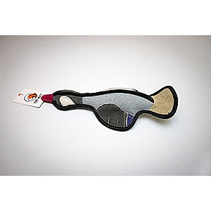 Goose canvas dog toy with squeaker by Tuff_Mutt