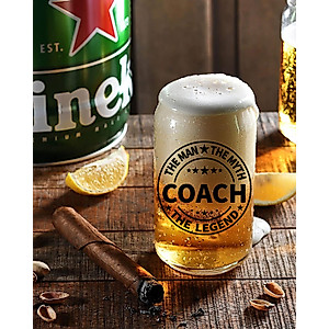 comfit Basketball Coach Gifts【Coach Beer Glass】 Best Coach Gift Set-Coach Thank you Gifts-Wrestling Soccer Volleyball Coach Gifts for Men