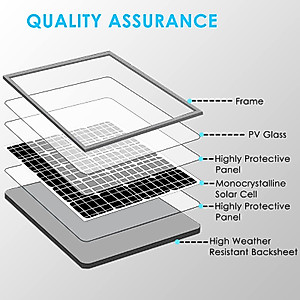 Solar panel, 3W portable solar panel kit, 8000mAh large capacity, 12V/9V/6V output 5V input, IP66 waterproof suitable for homes, solar lights, camping, trail camera, fishing