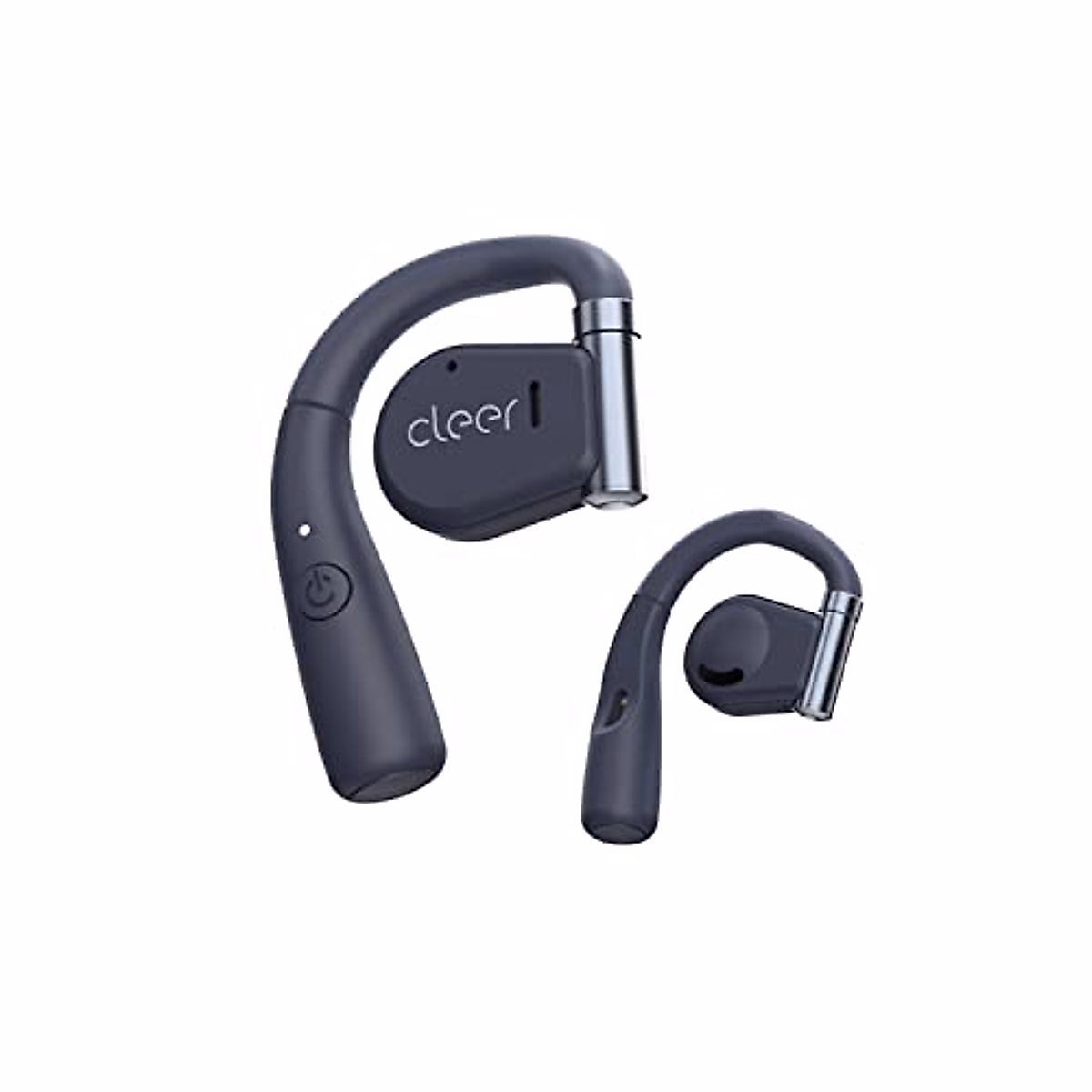 Cleer Audio ARC Open-Ear True Wireless Headphones with Touch Controls, Long-Lasting Battery Life, Touch Control, and Powerful Audio for Music, Podcasts, and More (Blue)