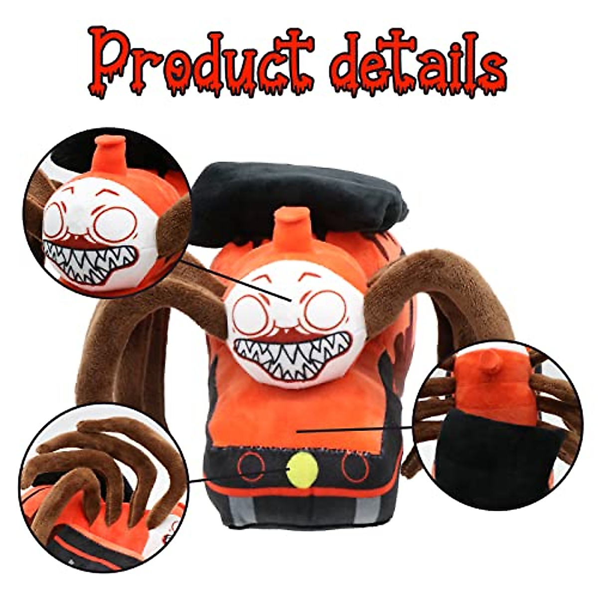 Koiernr Shovelware Brain Game Plush Fruit Plush, 10" Cute Soft Banana Pear Donut Stuffed Plushies, Game Stuffed Figure Doll for Fans Collection Gift (Red)