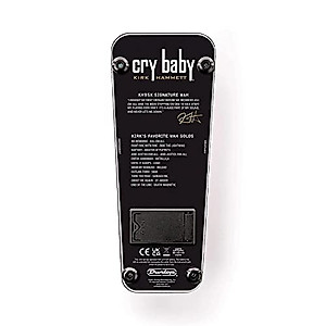 Briskdrop Dunlop KH95X Special Edition Kirk Hammett Signature Cry Baby Wah - Bundle with 6 Picks, Assorted,Purple (KH95x-6picks)