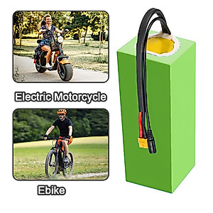 YUWYP E-Bike Battery 24V 10Ah 12.5Ah 15Ah High Power Lithium Battery Replacement Li-Ion Battery with Charger for 100W-500W Electric Bicycle Scooter Motor,24V 10Ah