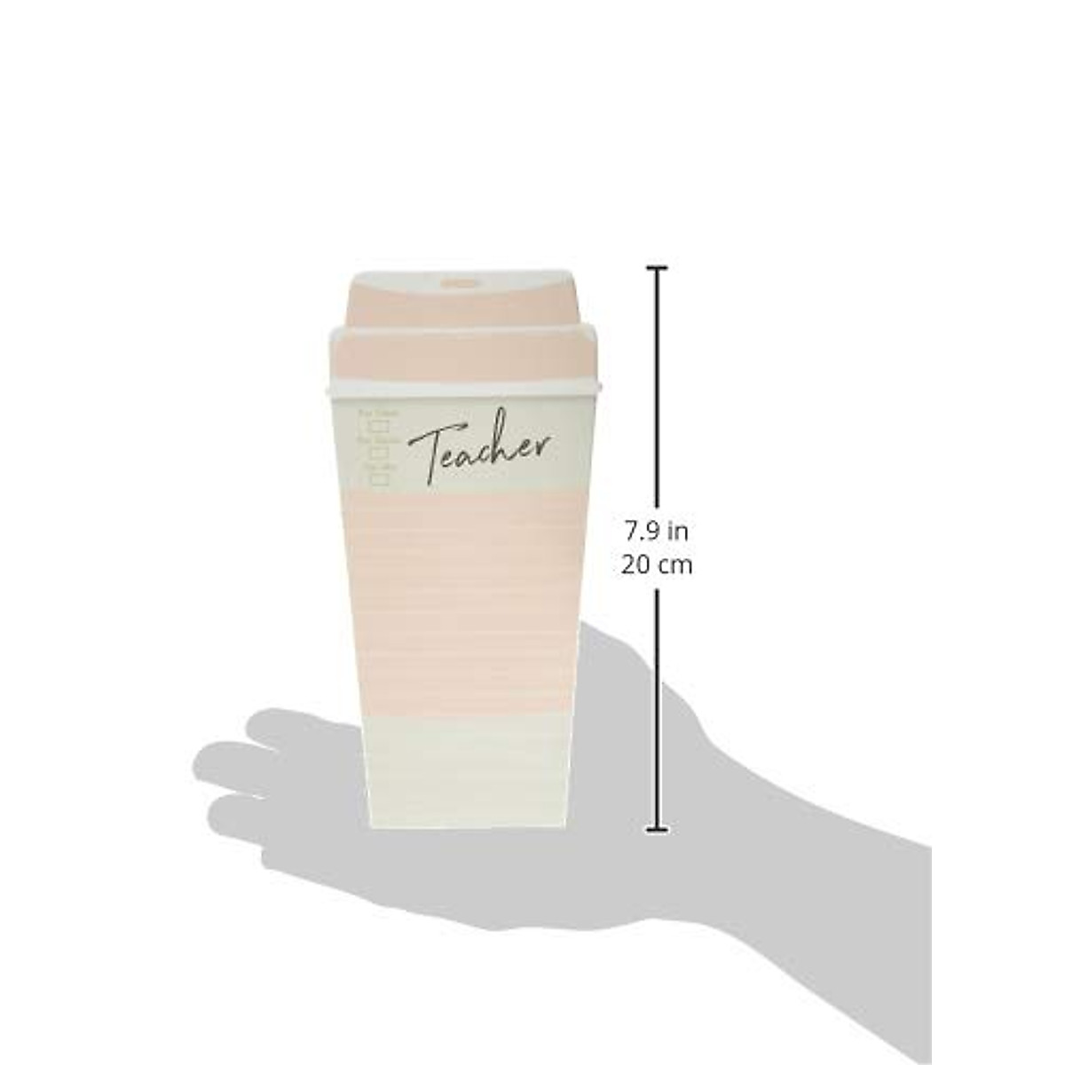 Lady Jayne Teacher Coffee Cup Notepad with Pen (11896)