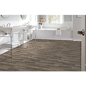 Proflex White Vinyl Trim 6 in X 20 ft - Peel and Stick Wall Base with Toe Kick