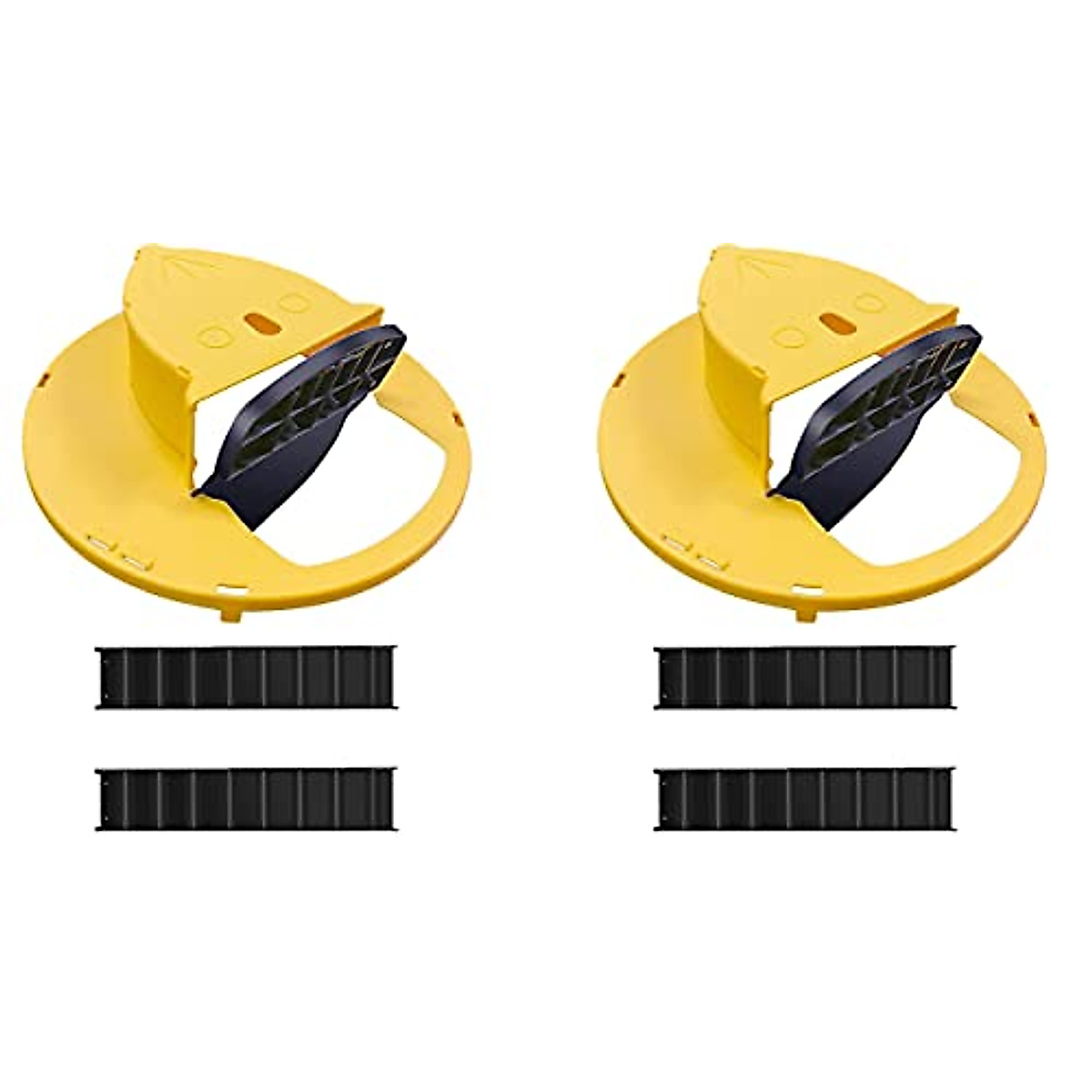 Bucket Lid Mouse Trap (2-Pack) - Flip Slide Rat Trap 5-Gallon Bucket Lid - Auto Reset No See Kill Multi Catch Humane Mice Traps for Garage / Patio / Indoor / Outdoor