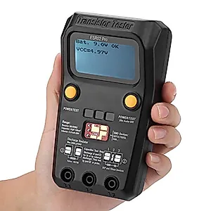 Transistor Tester, ESR02 Pro Digital Transistor Capacitor Tester SMD Chip Component Inductance Meter LCR Meter LCR Tester Electronic Component Tester