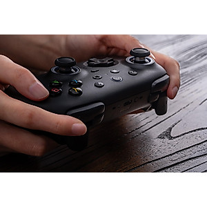8BitDo Ultimate 2 Wireless Controller for Windows & Android, Gaming Controller with TMR Joysticks, Switchable Hall Effect/Tactile Triggers, RGB Fire Ring, 8Speed Wireless Tech, Black