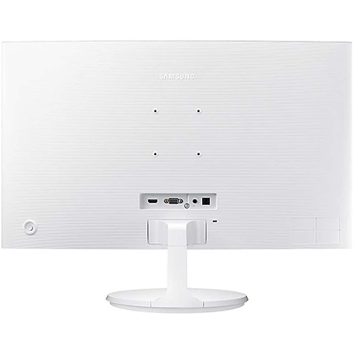 2022 Newest Samsung Flagship 27" FHD Curved LED Backlight Computer Monitor for Business with VGA, HDMI, Ultra-Slim Design with Wide Screen, 4ms Response, 60Hz Refresh, 3000:1 Contrast Ratio, White+JVQ